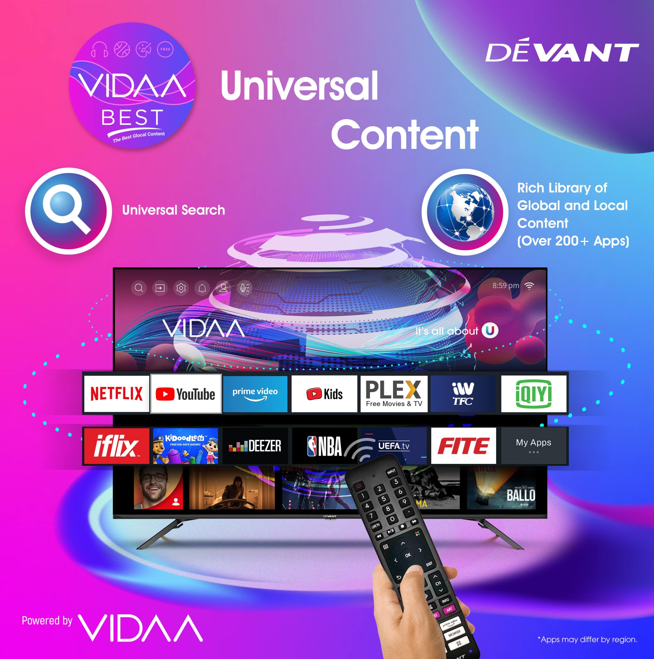 Devant’s VIDAA makes watching TV easy for all ages and for non-techies ...