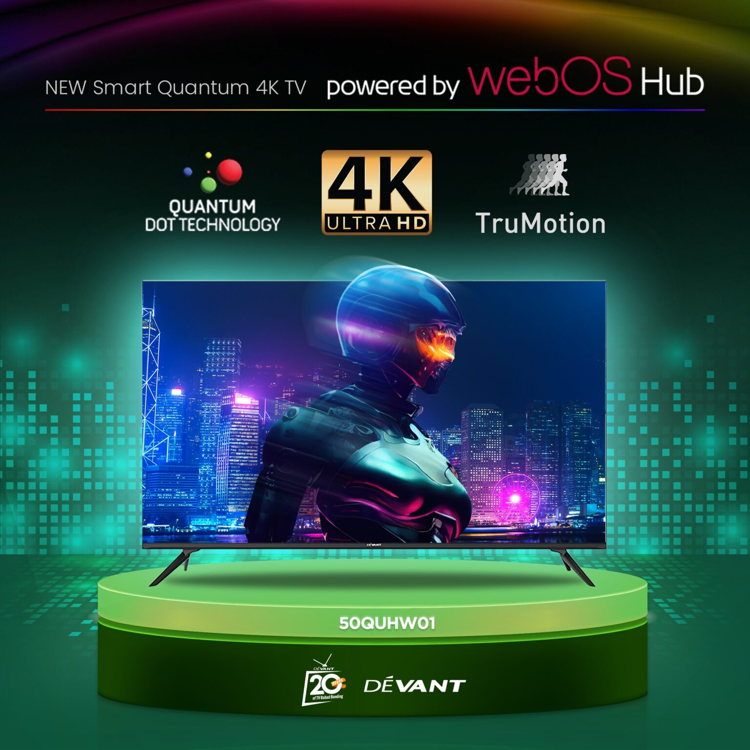 Devant introduces 50" Smart Quantum 4K TV 50QUHW01 | EveryTechEver