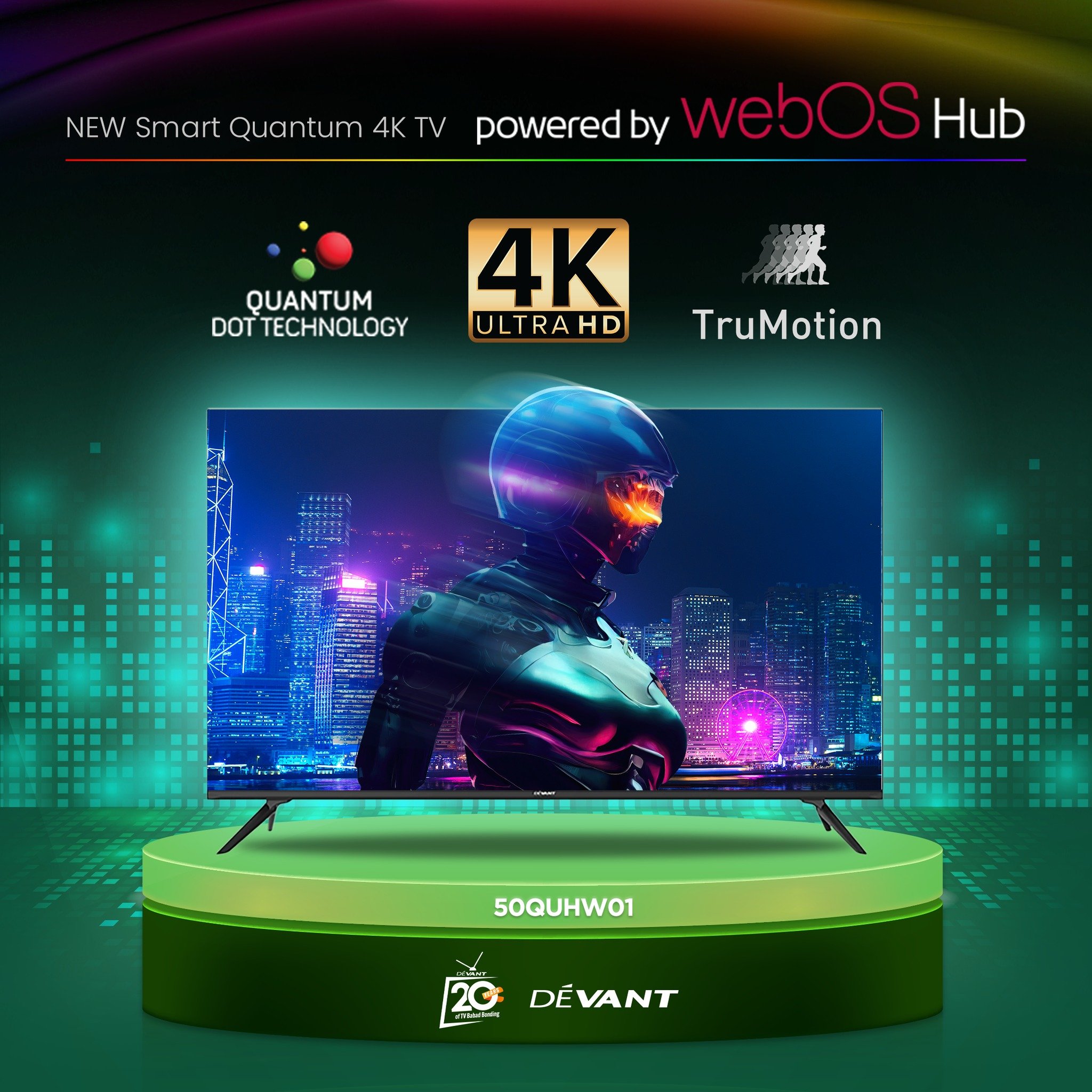 Devant introduces 50" Smart Quantum 4K TV 50QUHW01 | EveryTechEver
