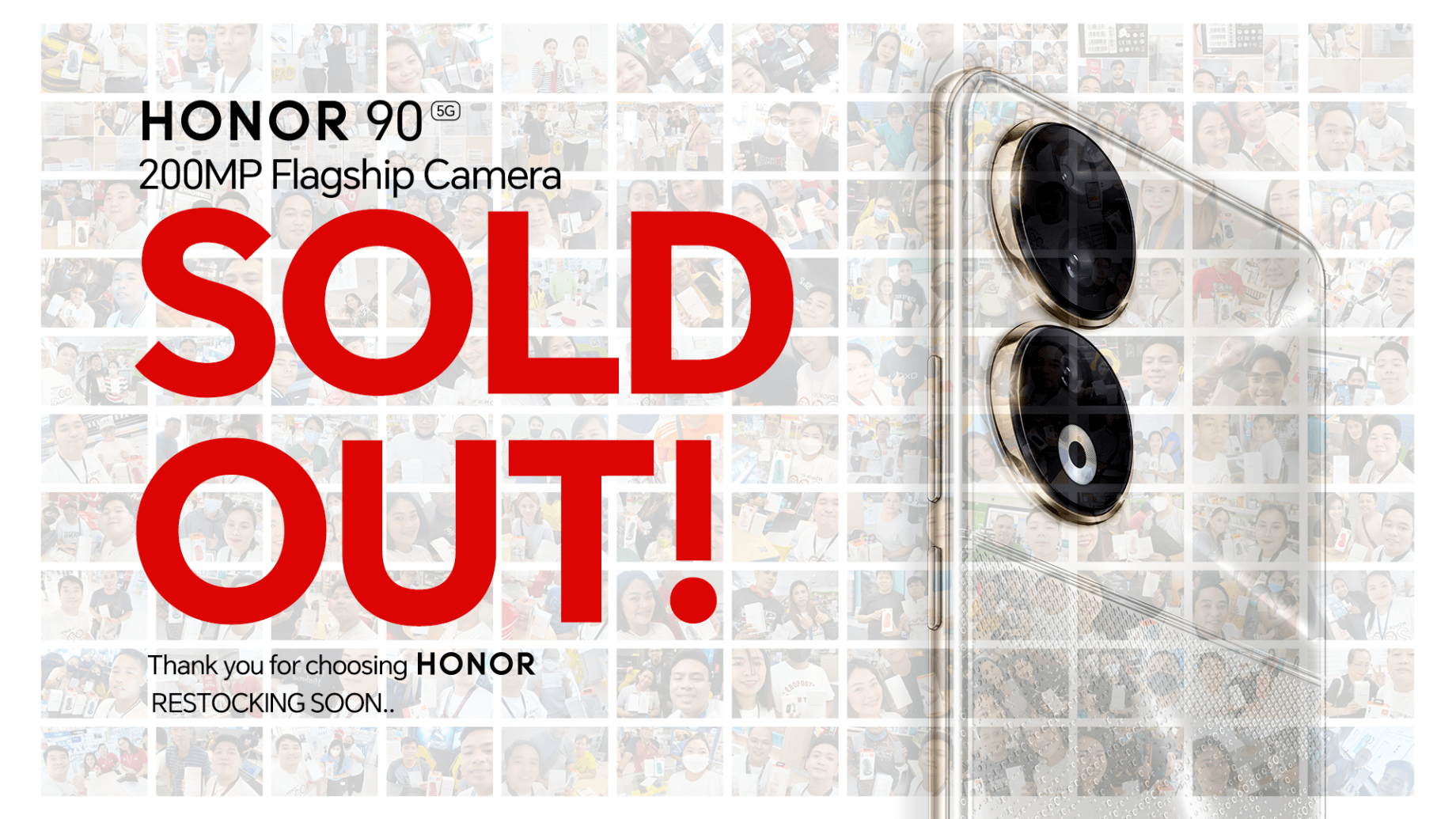 HONOR 90 5G Sold Out! High Demand from Public Forces HONOR to Restock Soon | EveryTechEver