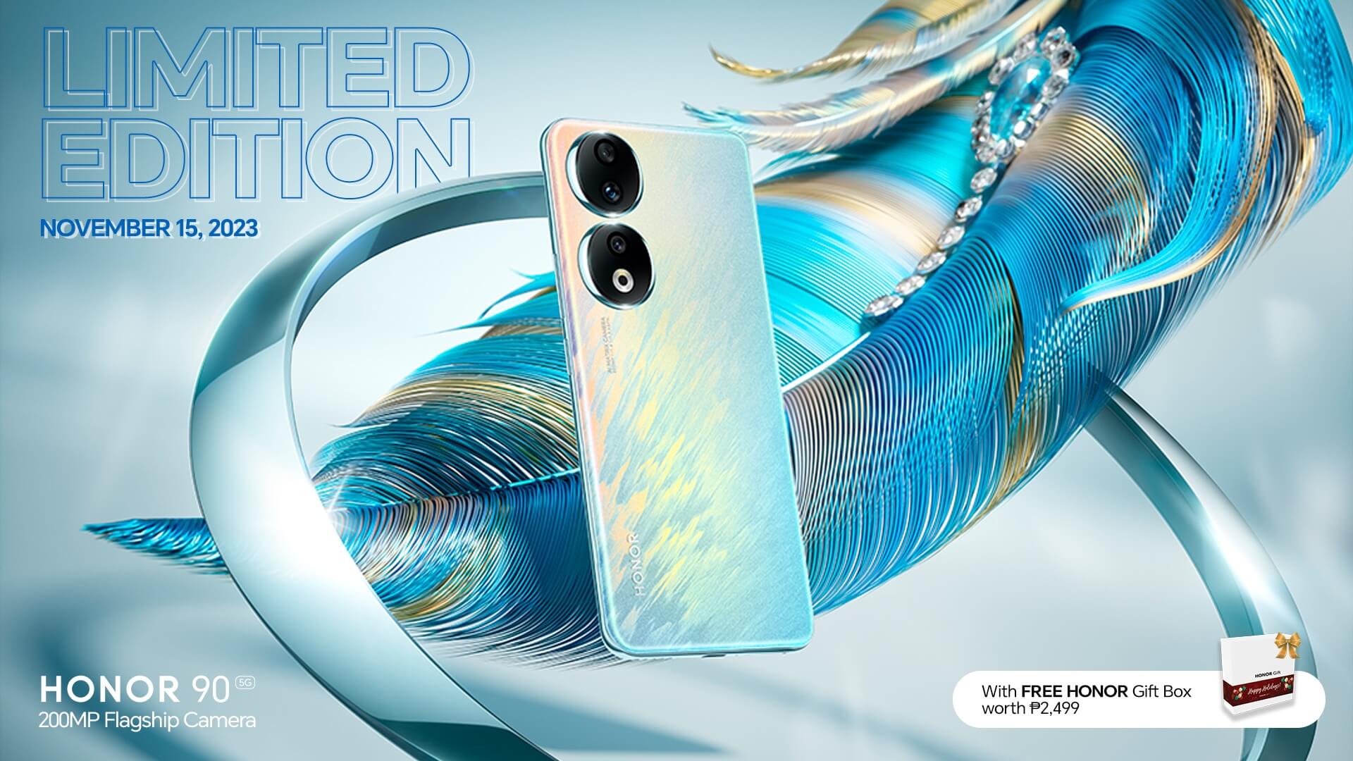 Limited-edition HONOR 90 5G Peacock Blue to arrive on November 15 ...