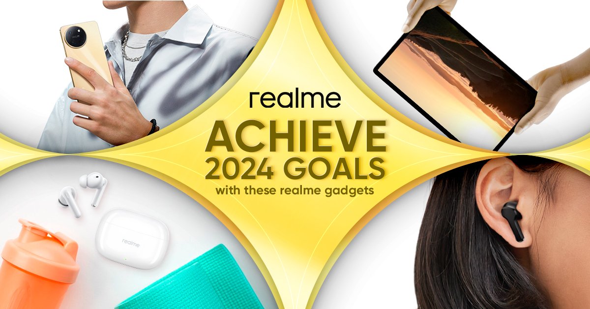 Achieve 2024 goals with realme 11 and other cool gadgets from realme ...