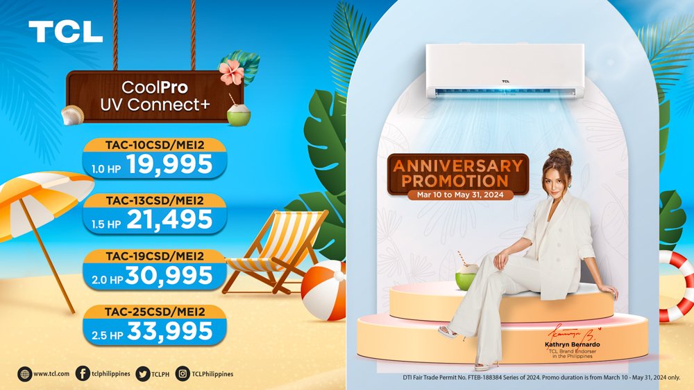 Get ready for the TCL Anniversary Aircon Promo Just in Time for Summer ...