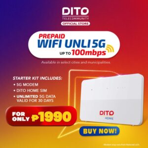 DITO Debuts Unli 5G Home Wi-Fi for ₱1,990 | EveryTechEver