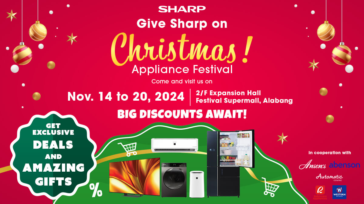 Big Discounts Await at Sharp Philippines Appliance Festival Exhibit ...