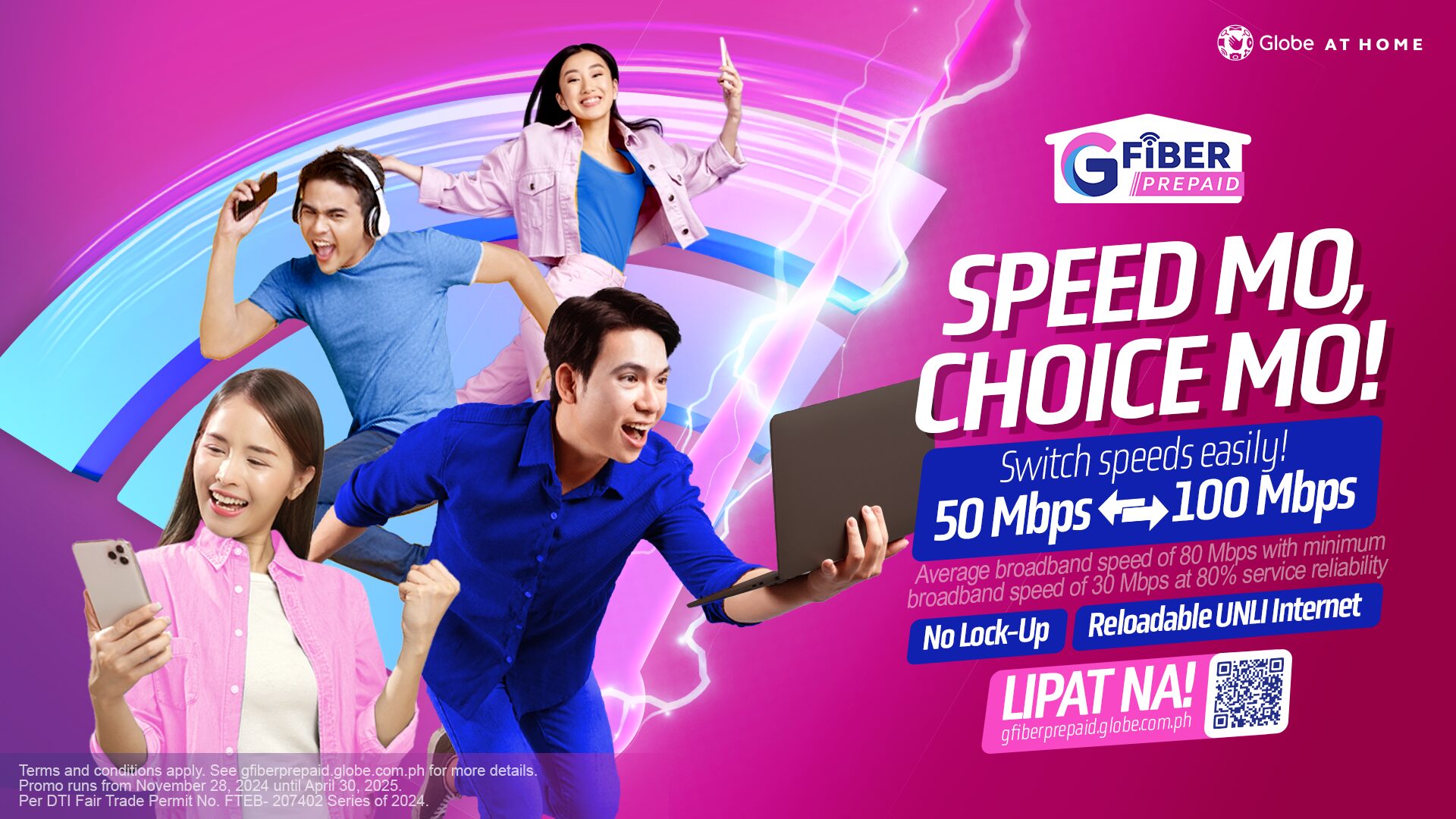 Globe Launches Fastest Prepaid Fiber with 100 Mbps Offer | EveryTechEver