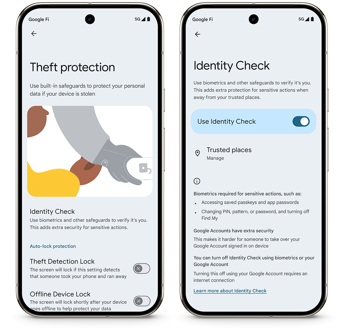 Android Boosts Theft Protection with Identity Check & Features ...