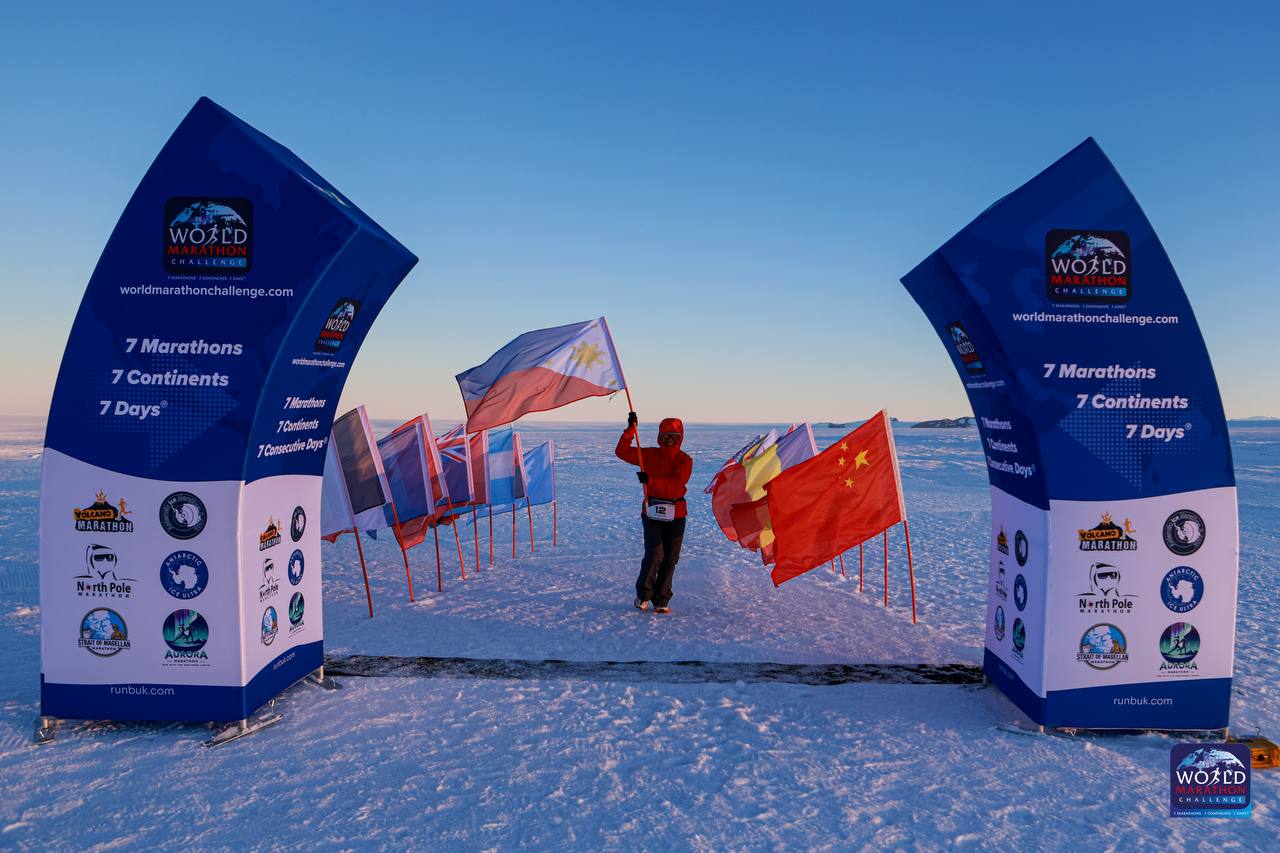 Mench Dizon First Filipina to Complete World Marathon Challenge ...