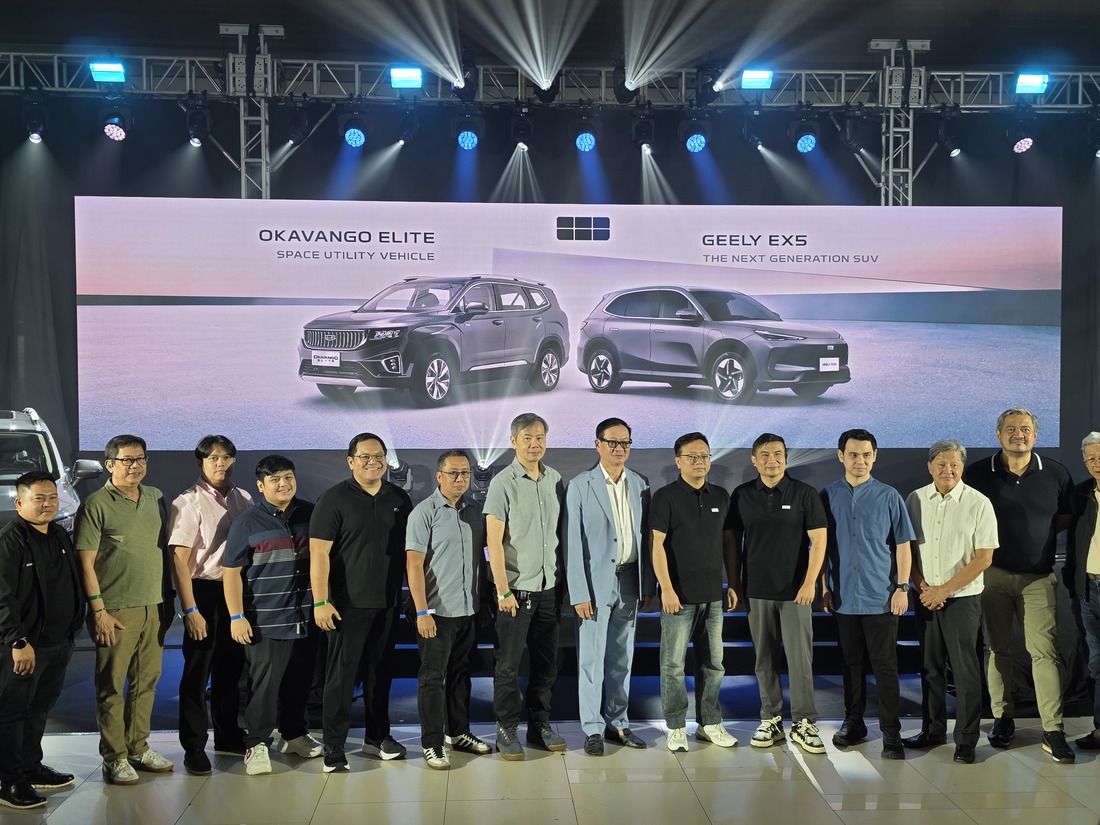 Geely Philippines Launches All-Electric EX5 and Hybrid Okavango Elite ...